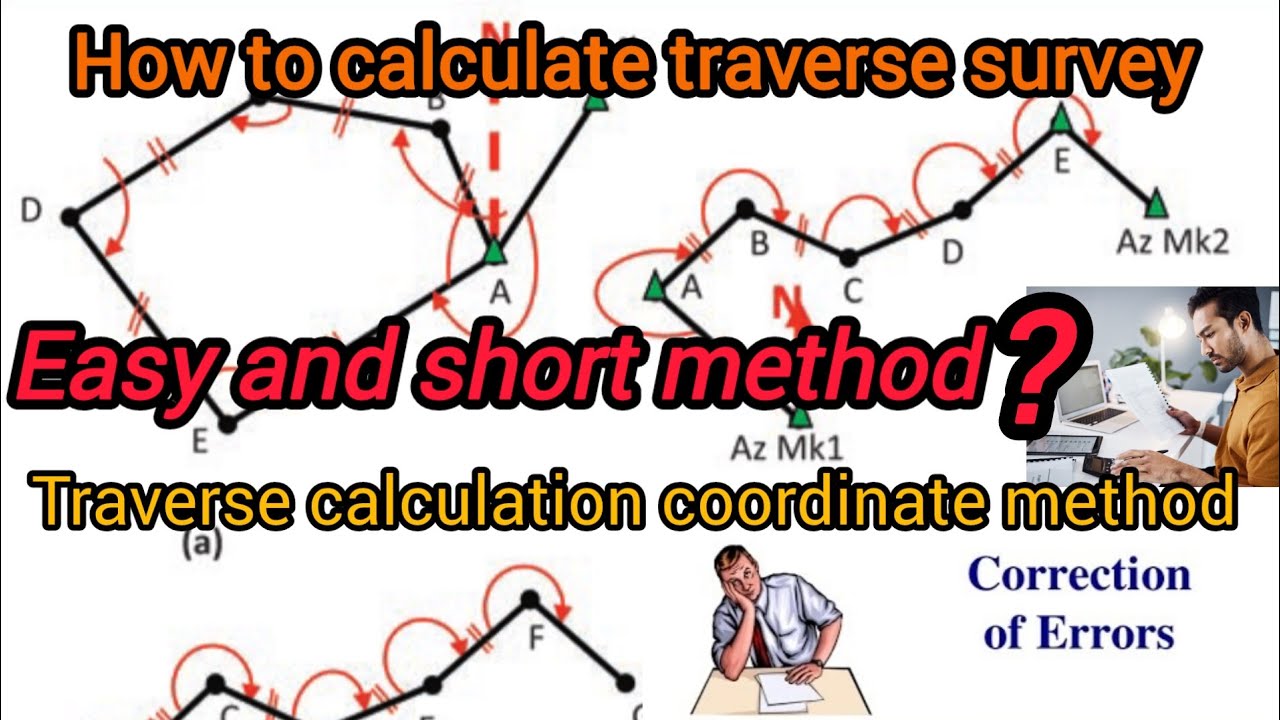 Traversing method of surveying | How to calculation traverse of ...