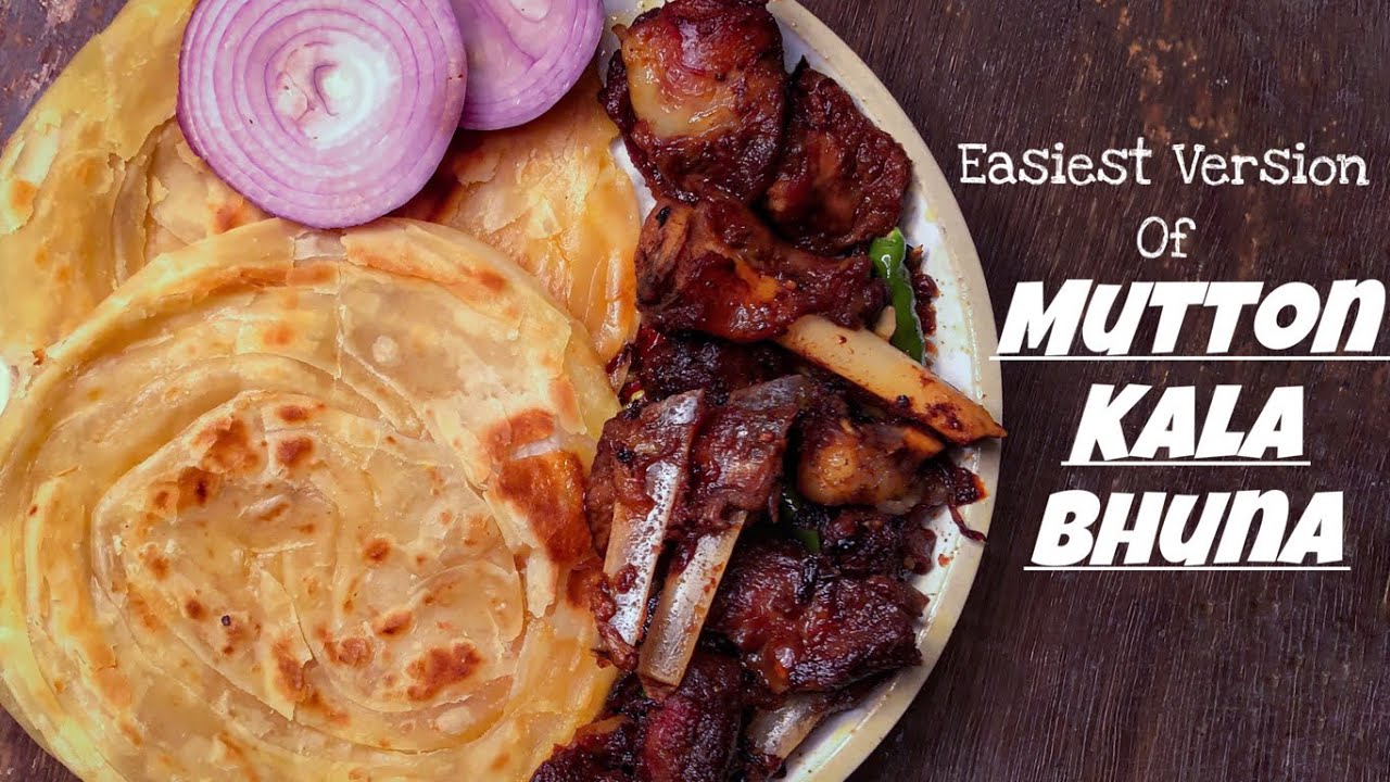 Mutton Kala Bhuna | Easy Mutton Recipe | Bengali Recipe - YouTube