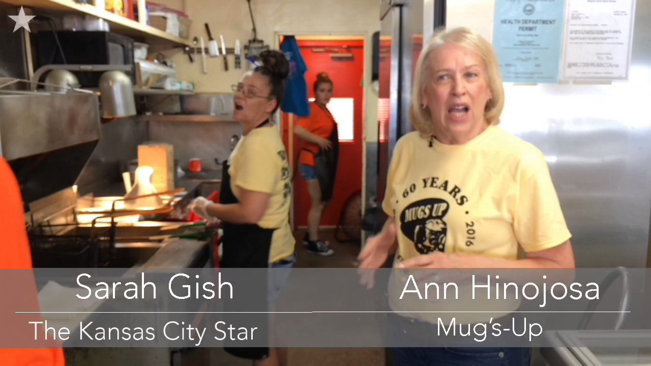 Chow Town's Sarah Gish visits Mugs-Up in Independence - YouTube