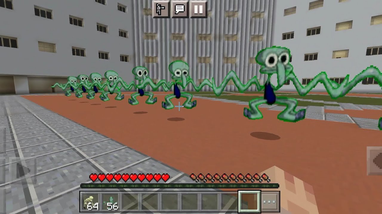 Squidward Dance Nextbot | Minecraft PE 1.20.10 Addon - YouTube