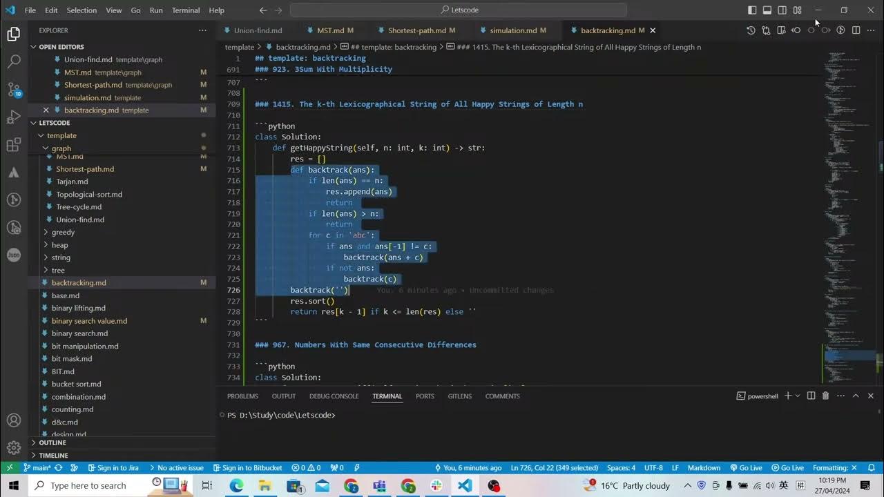 Leetcode 967. Numbers With Same Consecutive Differences (backtracking) - YouTube