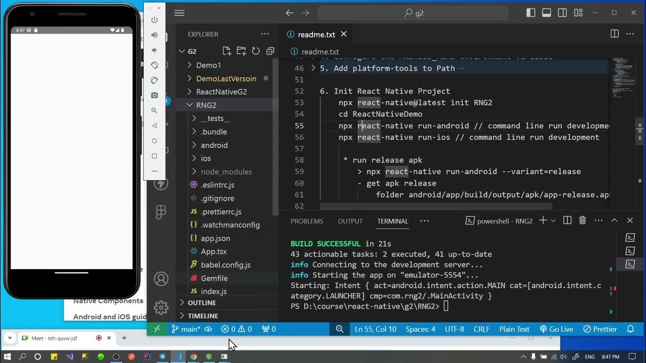 init project and modify app js - YouTube