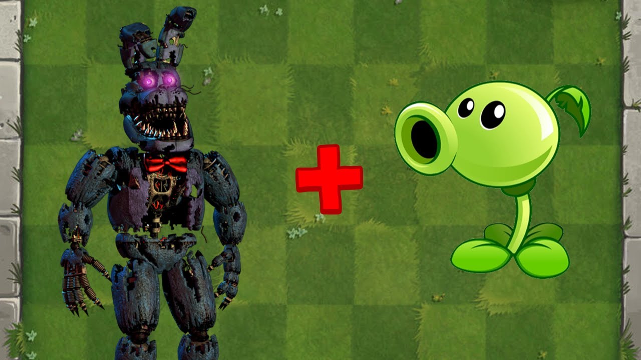 Nightmare Bonnie + Peashooter Fusion - Plants vs Zombies Animation ...
