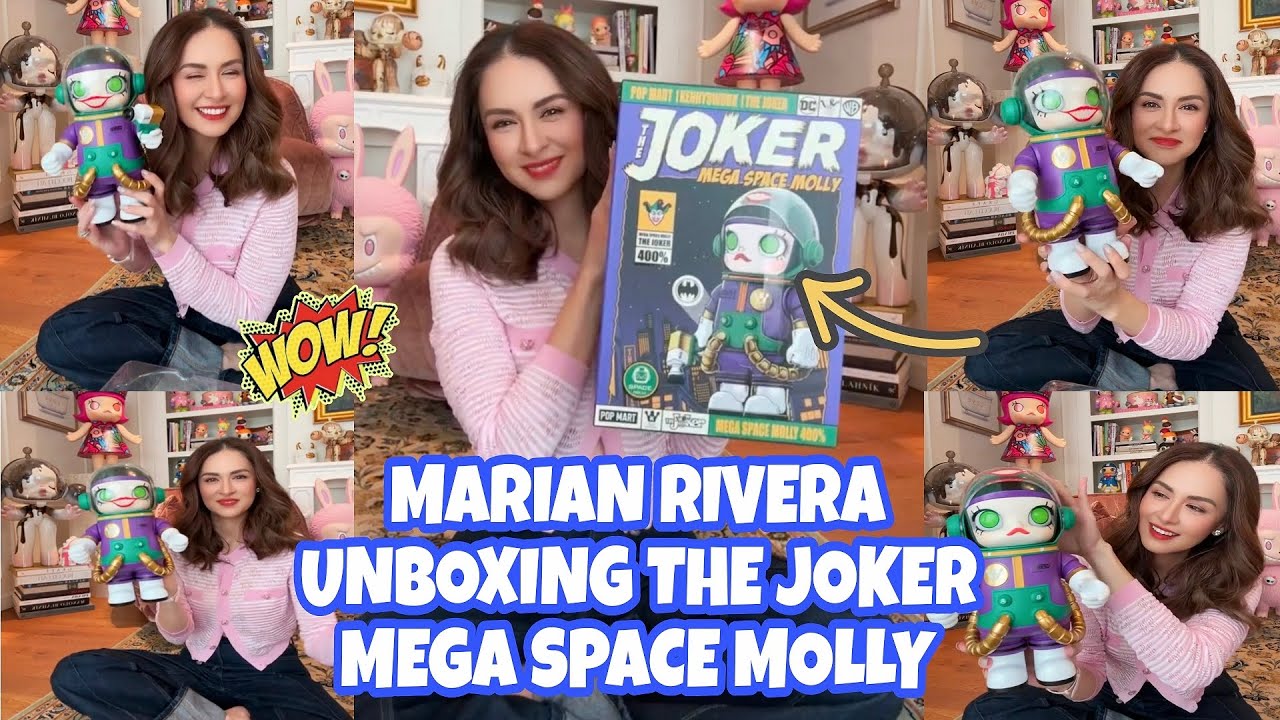 Marian rivera unboxing the joker mega space molly collection - YouTube