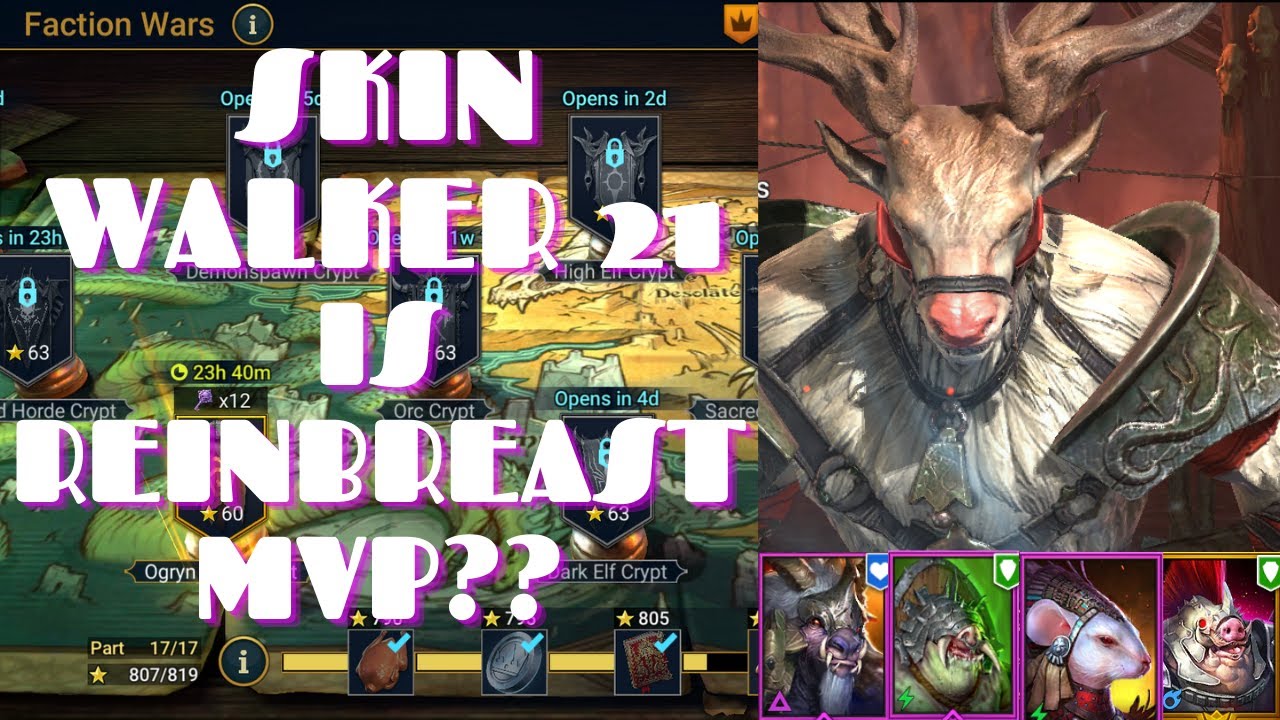 RAID: Skinwalker faction wars 21 #Raid #RaidPRG #Raidshadowlegends ...