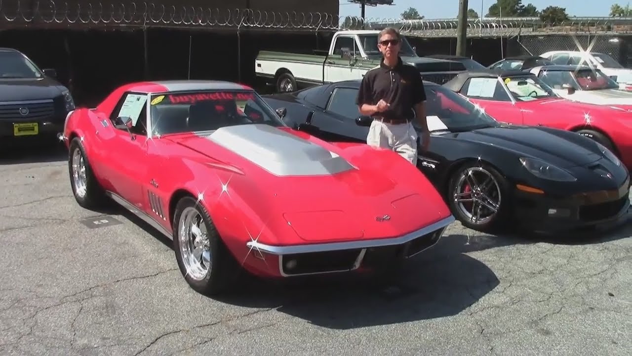1969 Corvette Convertible Custom Restomod 383/5 Speed 79K Miles - YouTube