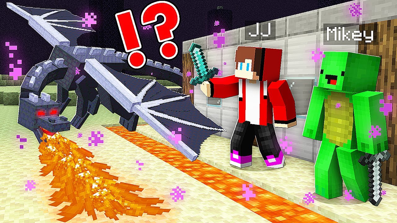 Mikey and JJ Safest ENDER Security HOUSE vs ENDER DRAGON in Minecraft ! Best of Maizen ...