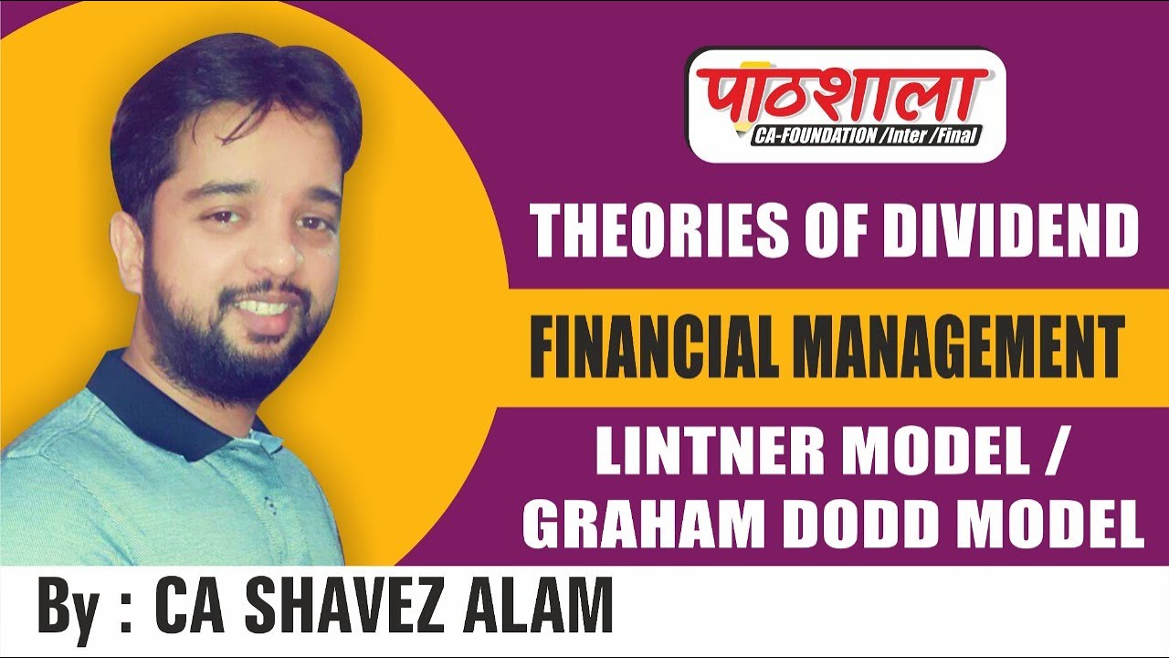 #DIVIDEND DECISION #LINTNER MODEL #GRAHAM &DODD MODEL #CA/CS/CMA/CFA ...