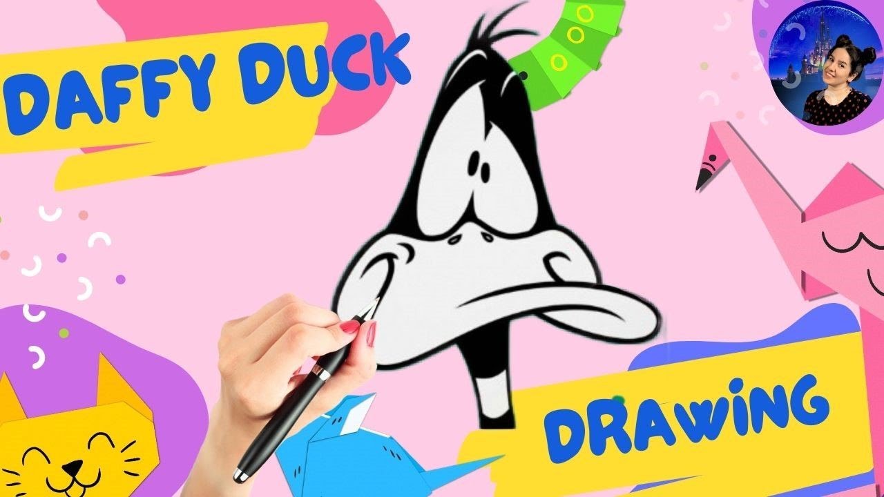 How to draw Daffy Duck , for kids & Toddlers| Easy and Step by step ...