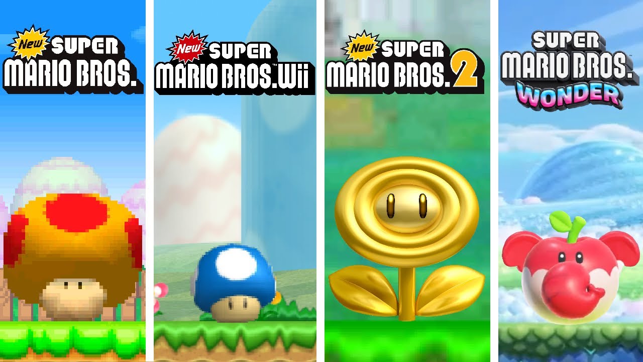 Nice Items in some 2D Mario Games - YouTube