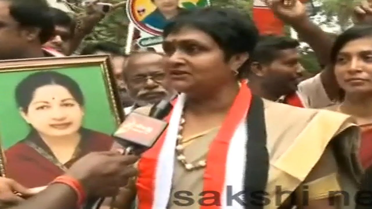 Tamil Nadu's Jayalalithaa Creates History || Actress Anuradha Speech ...