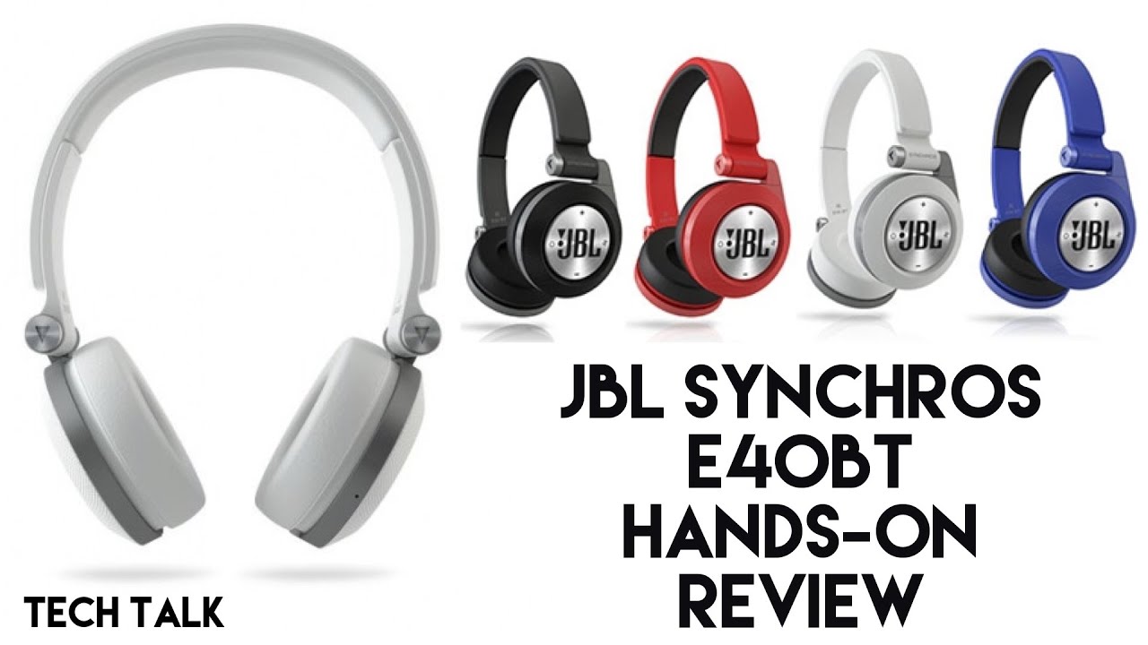 JBL Synchros E40BT Unboxing & Review - YouTube