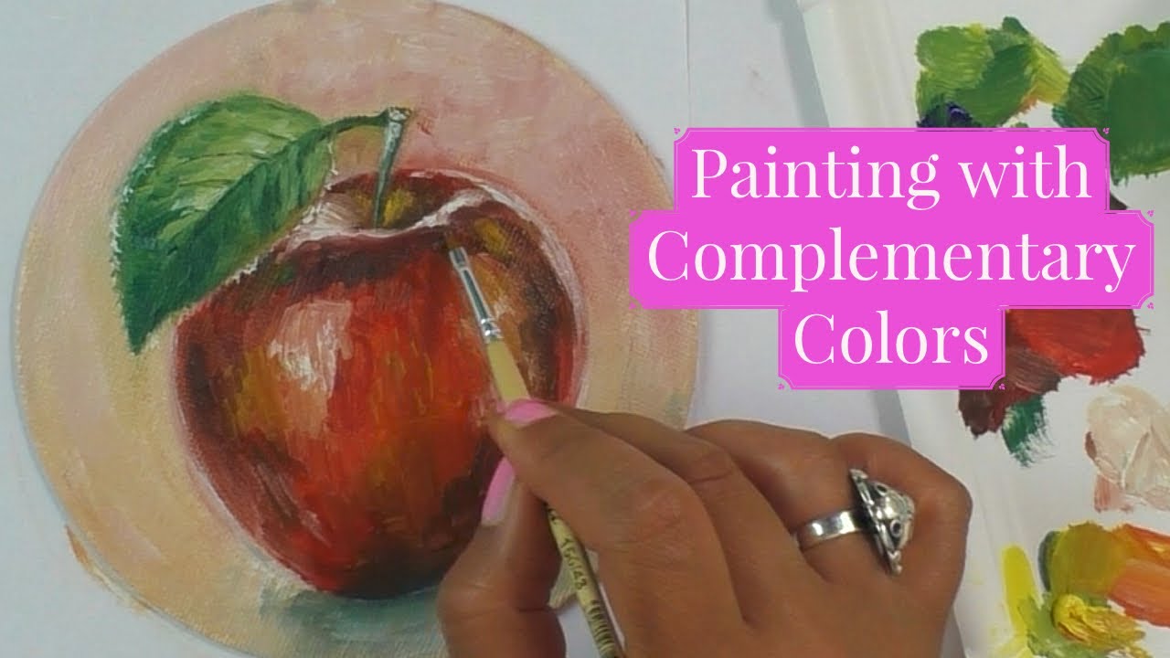 How to mix colors / Painting with complementary colors / Water-Mixable ...