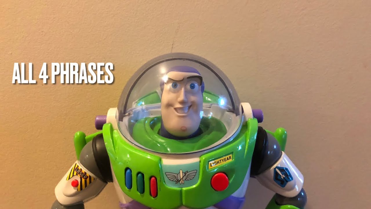 All phrases for Mattel Collector’s Classic Buzz Lightyear - YouTube