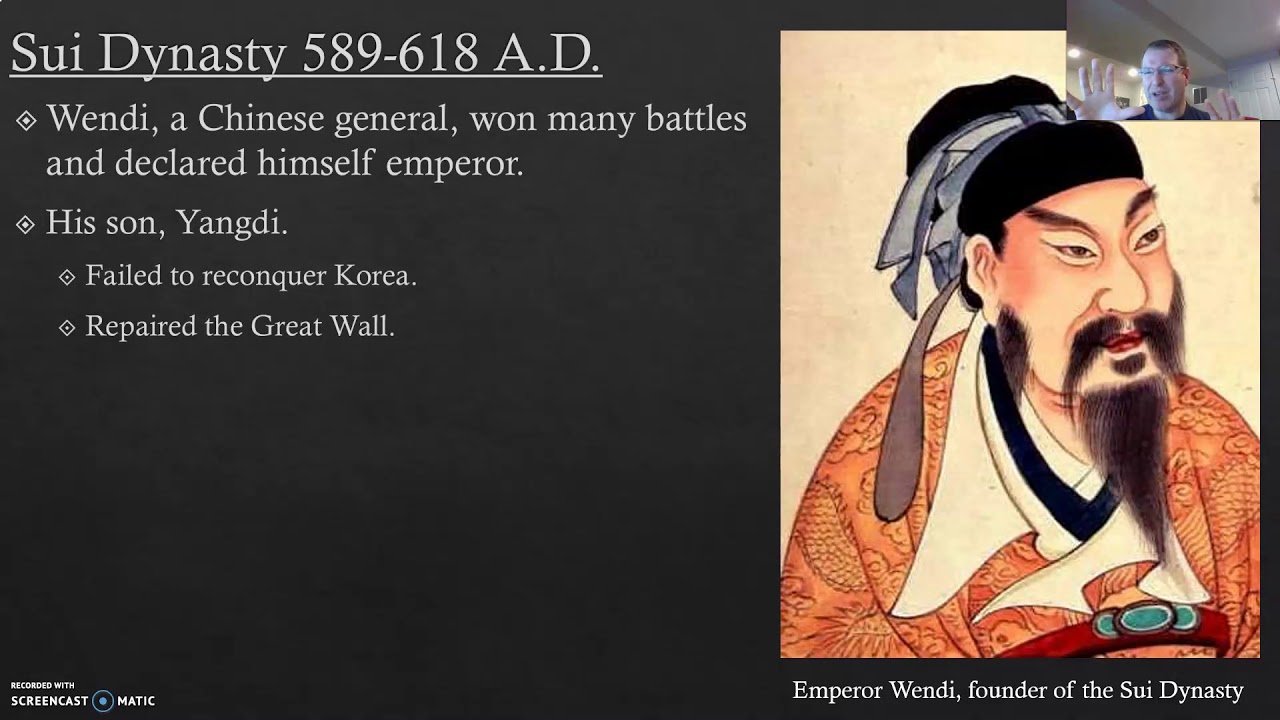 Fall of the Han Period of Disunion and Sui Dynasties - YouTube