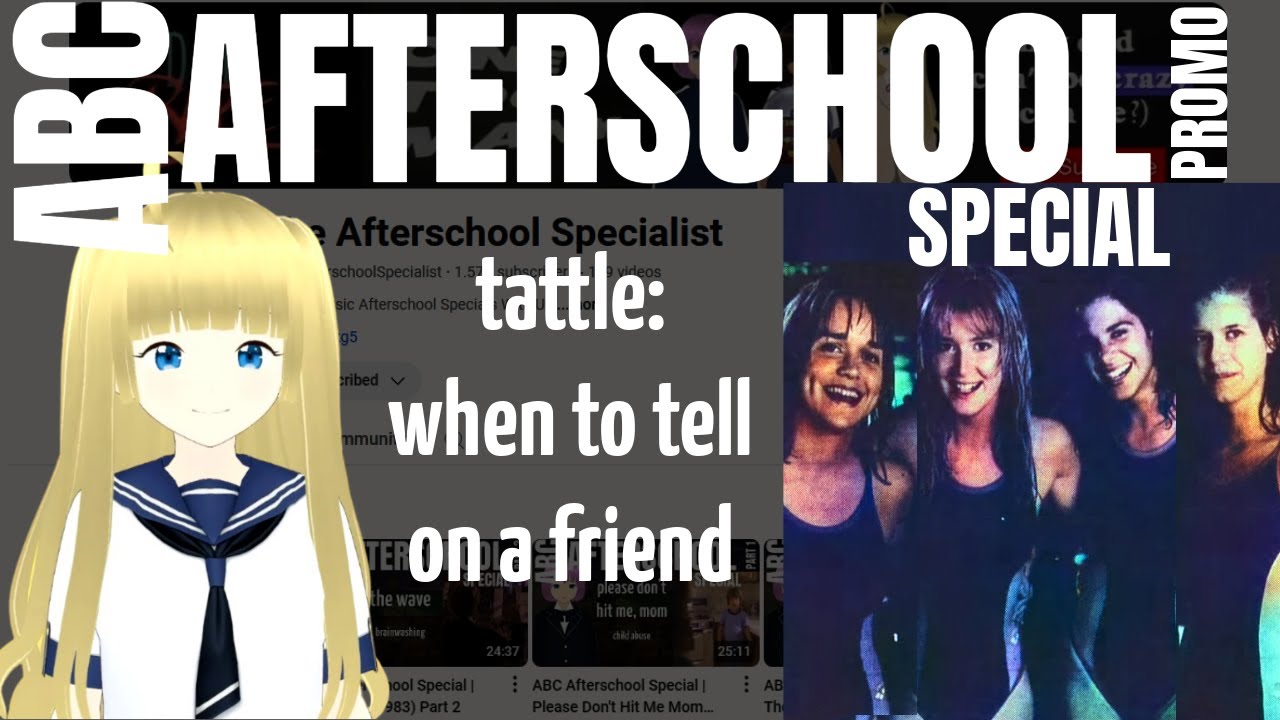 ABC Afterschool Special | Tattle: When to Tell on a Friend (1988) Promo ...