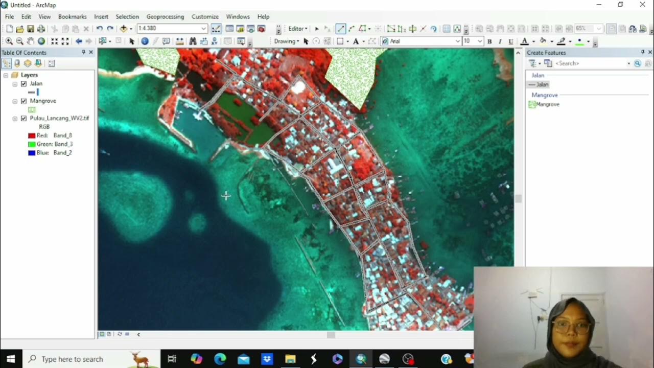 Tutorial Membuat Polygon,Polyline dan Point Pada Matkul Pemetaan Sumberdaya Kelautan - YouTube