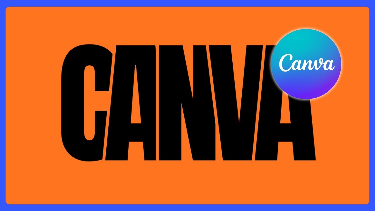 How to Create Overlapping Text with Outline Effect in Canva - YouTube