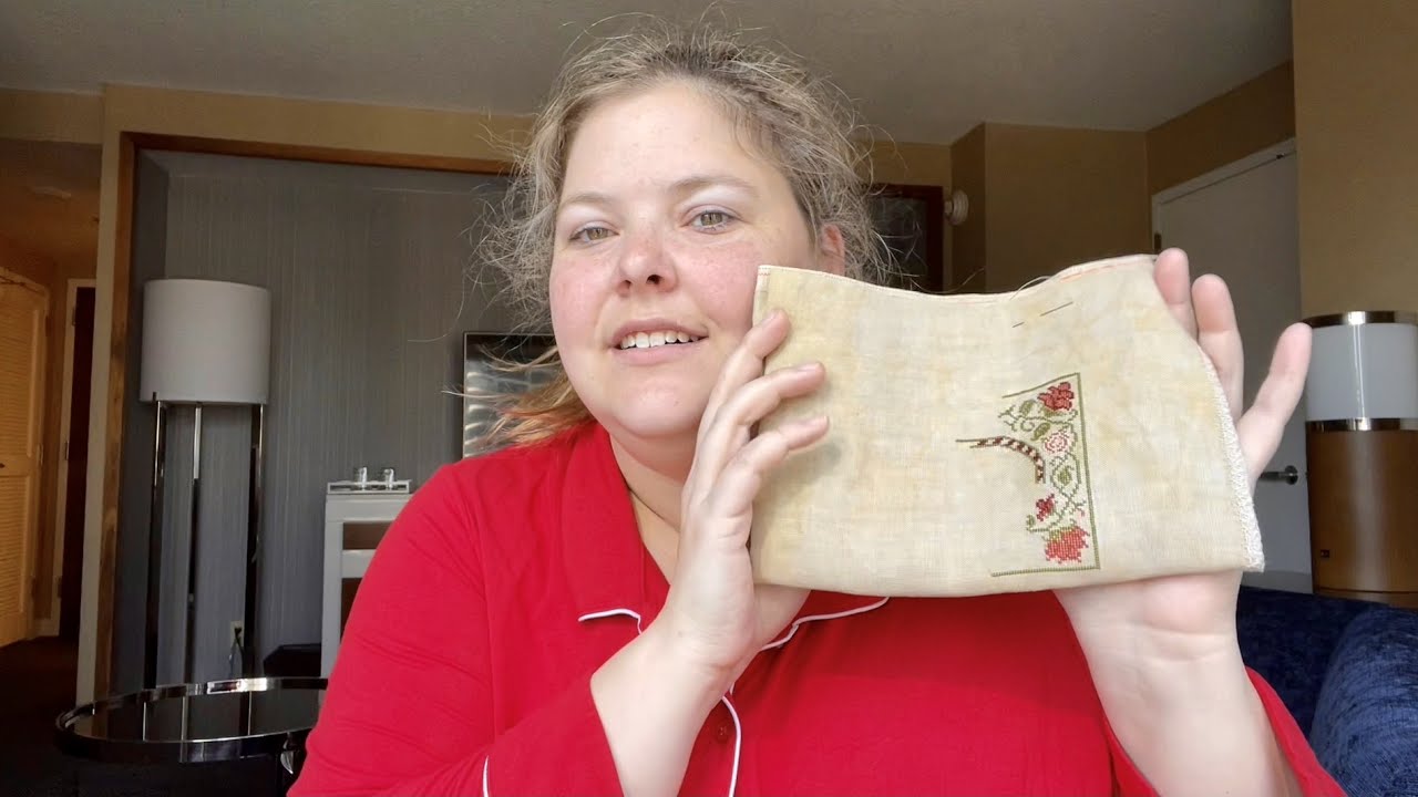Flosstube Extra - Stitching on Vacation, What I Brought With Me - YouTube