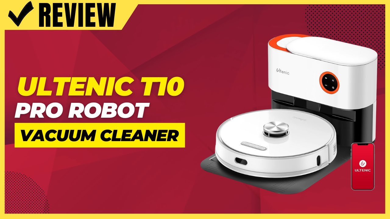 Ultenic T10 Pro Robot Vacuum Cleaner Review - YouTube