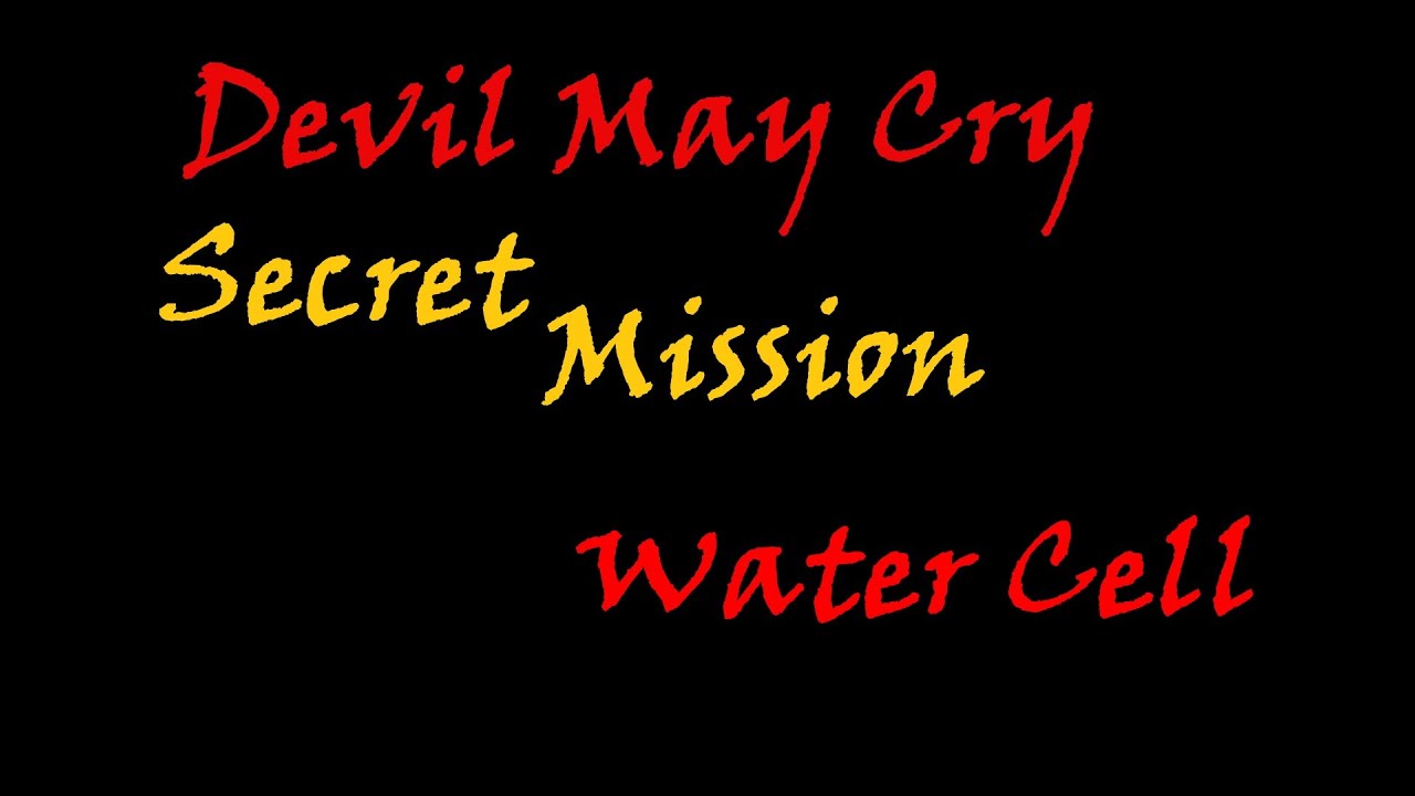 Devil May Cry 1 walkthrough Part 14 Secret Mission - Water Cell - YouTube