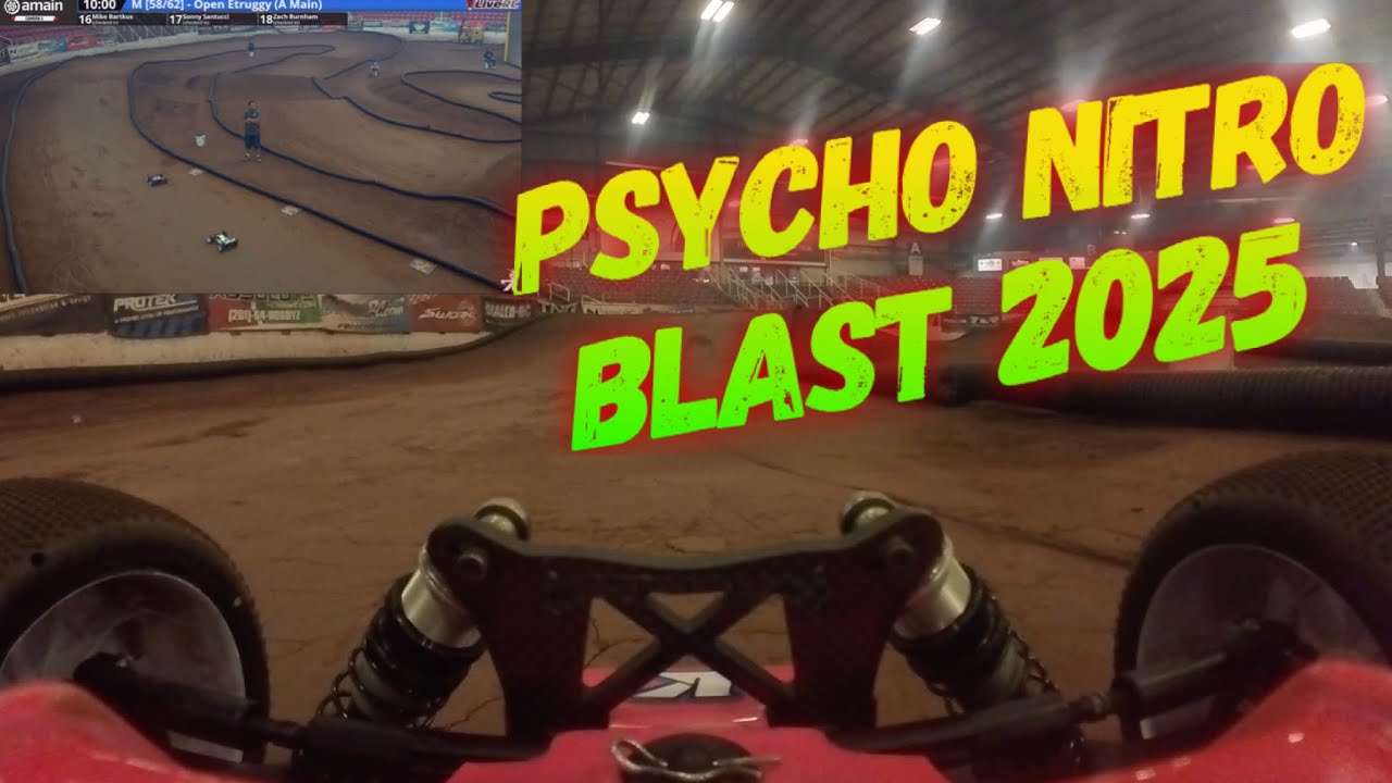 Psycho Nitro Blast 2025 Onboard [Ryan Lutz Etruggy A-main] Kyosho ...