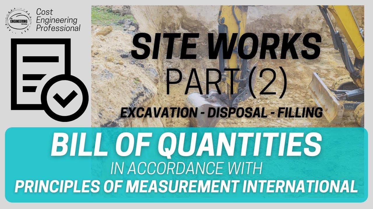 How To Measure Site Works In Building Construction Projects - YouTube