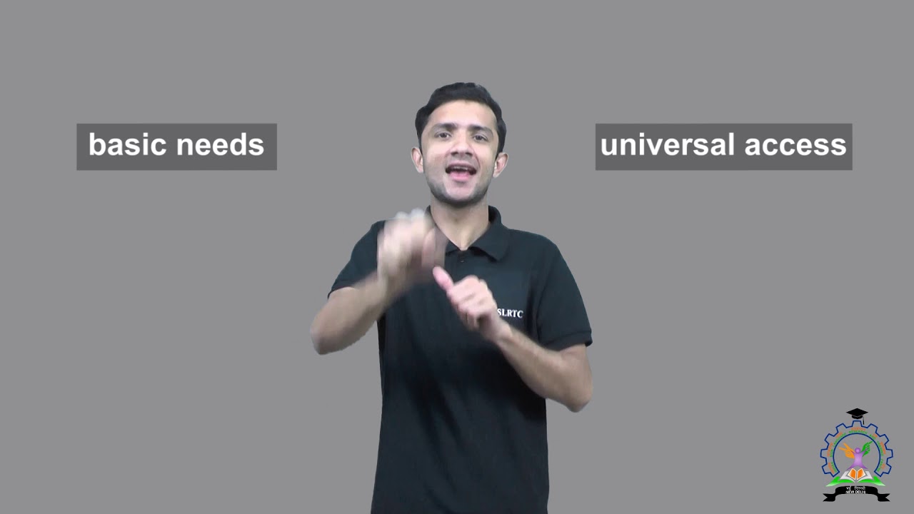 basic needs and universal access - YouTube