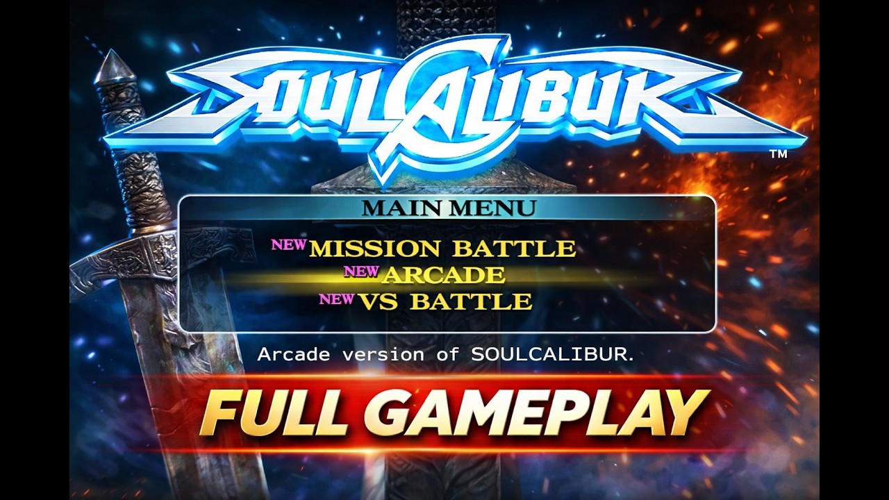 Soul Calibur Arcade - Legendary Battles and Iconic Weapons 4K - YouTube