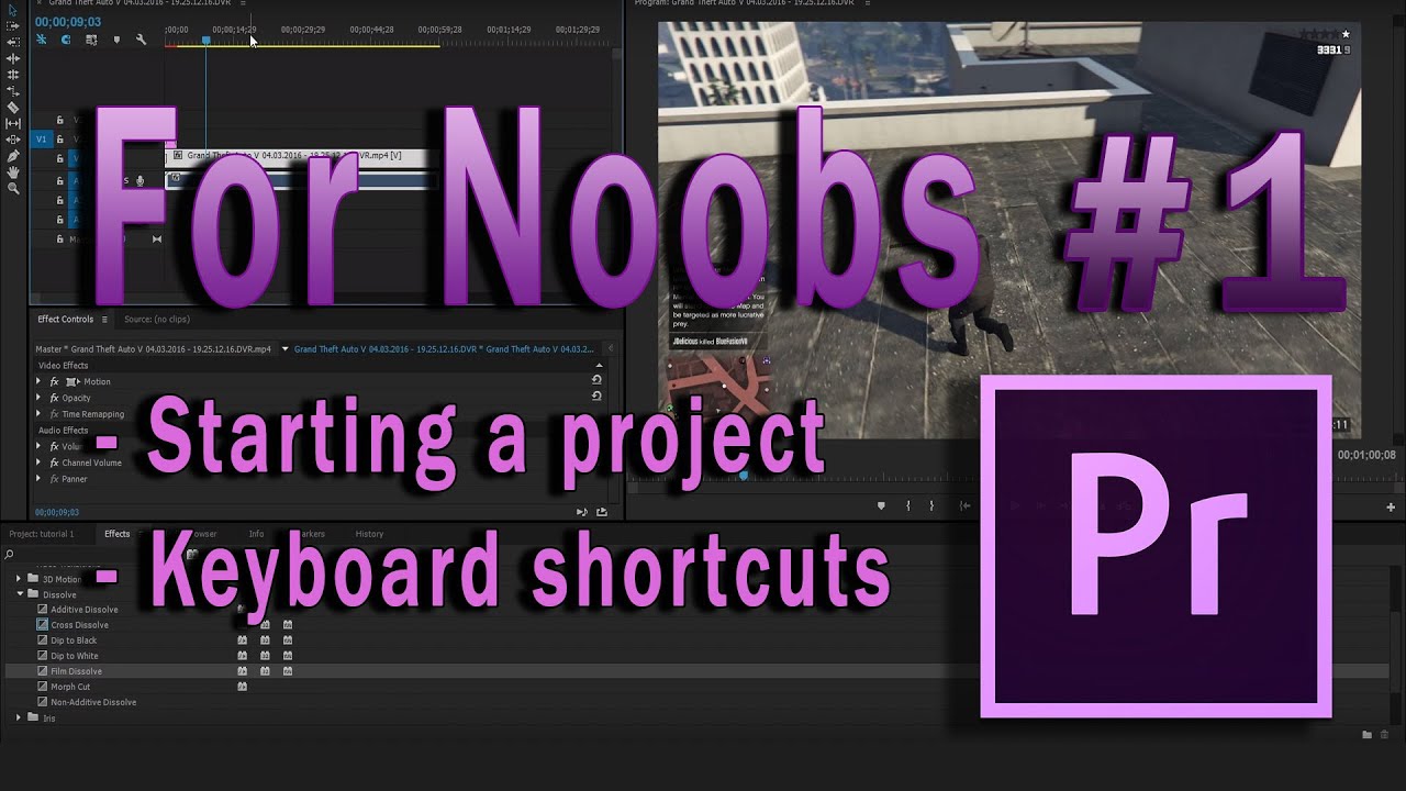 (Funny/Easy Tutorial) Adobe Premiere Pro For Noobs: Everything You Need ...