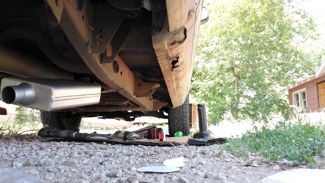 Vortex cherry bomb single exhaust 5.3l - YouTube