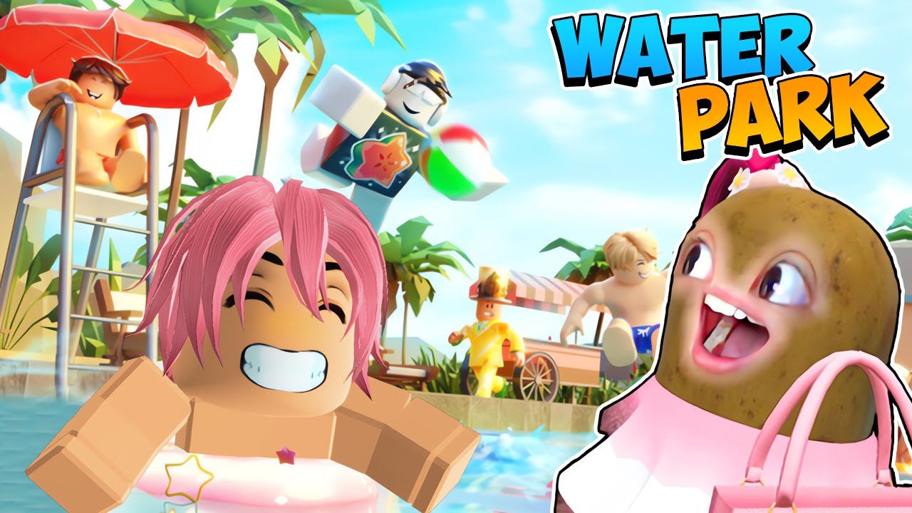 MOMON LIBURAN DI WATER PARK BERSAMA ATUN @BANGJBLOX | ROBLOX - YouTube