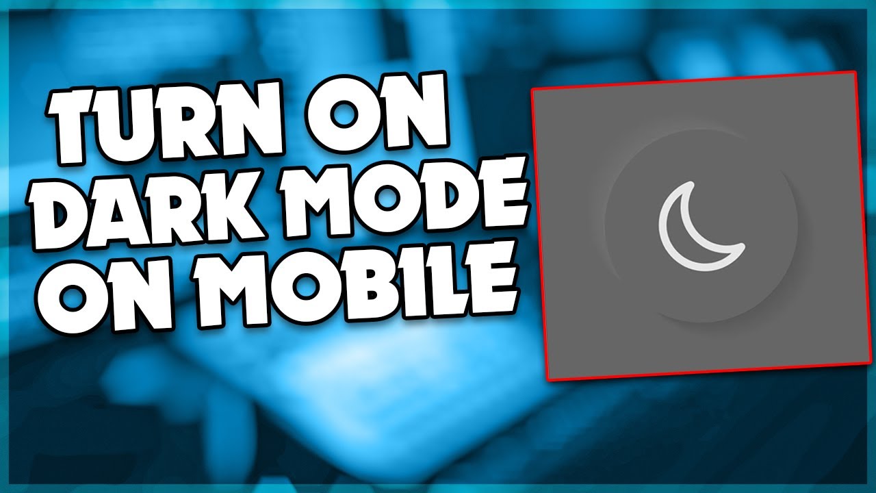 how to turn on dark mode on mobile phone | TECH ON | - YouTube