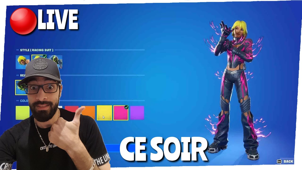 Nouveau SKIN Hana ce Soir en boutique !!! FORTNITE LIVE PS5 manette 120 ...