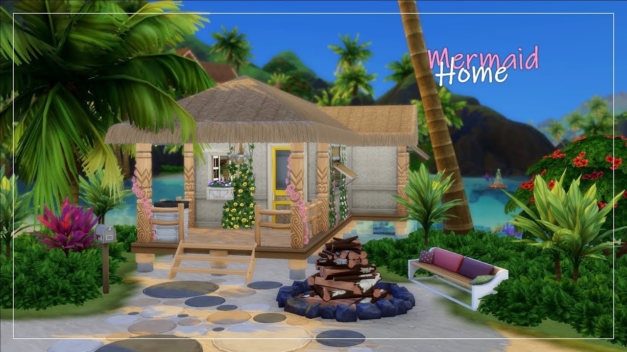 MERMAID TINY HOME | Stop Motion Build | The Sims 4 - YouTube