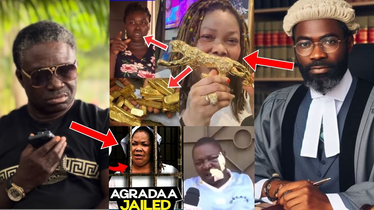 Asem Aba. Agradaa Meet Sarah Gold in Court over her Gold Sega from ...