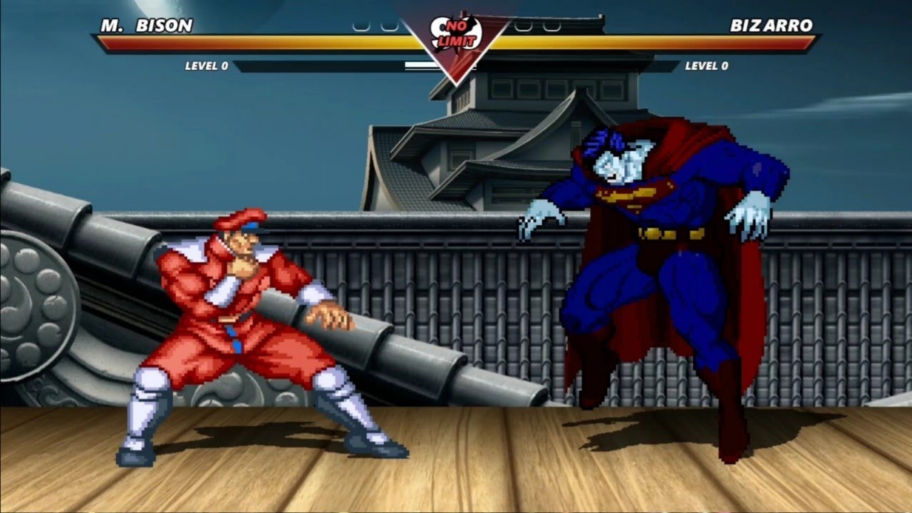 M. BISON vs BIZARRO - Highest Level Incredible Epic Fight! - YouTube