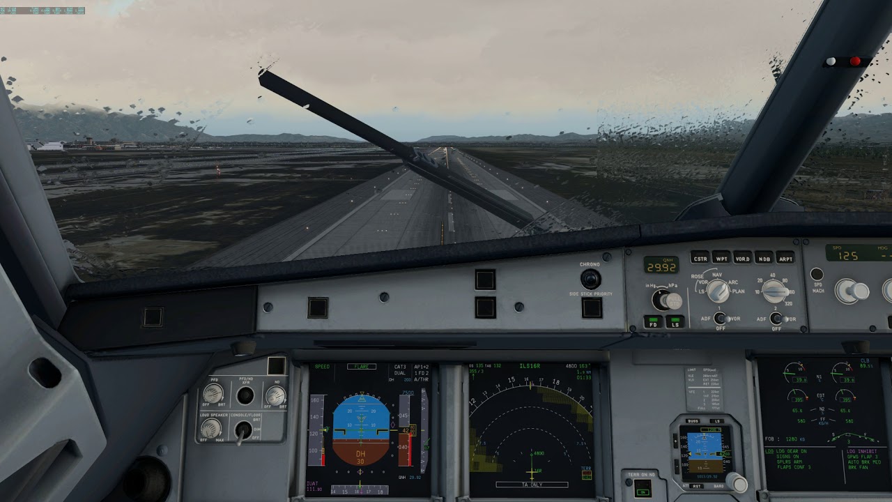 A320 piste 16R Salt Lake City - YouTube