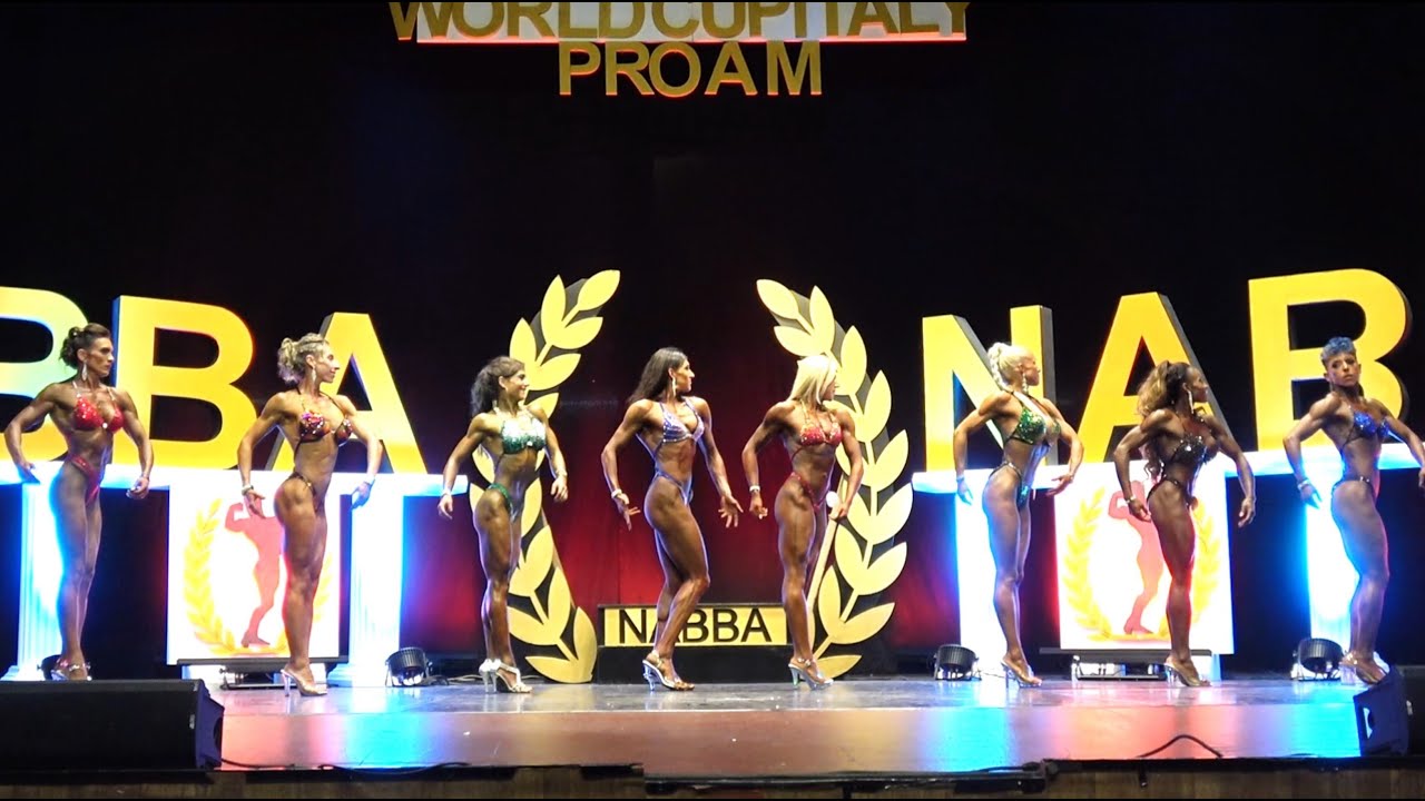 NABBA Worlds 2023 - Miss Athletic Figure Quarter Turns - YouTube