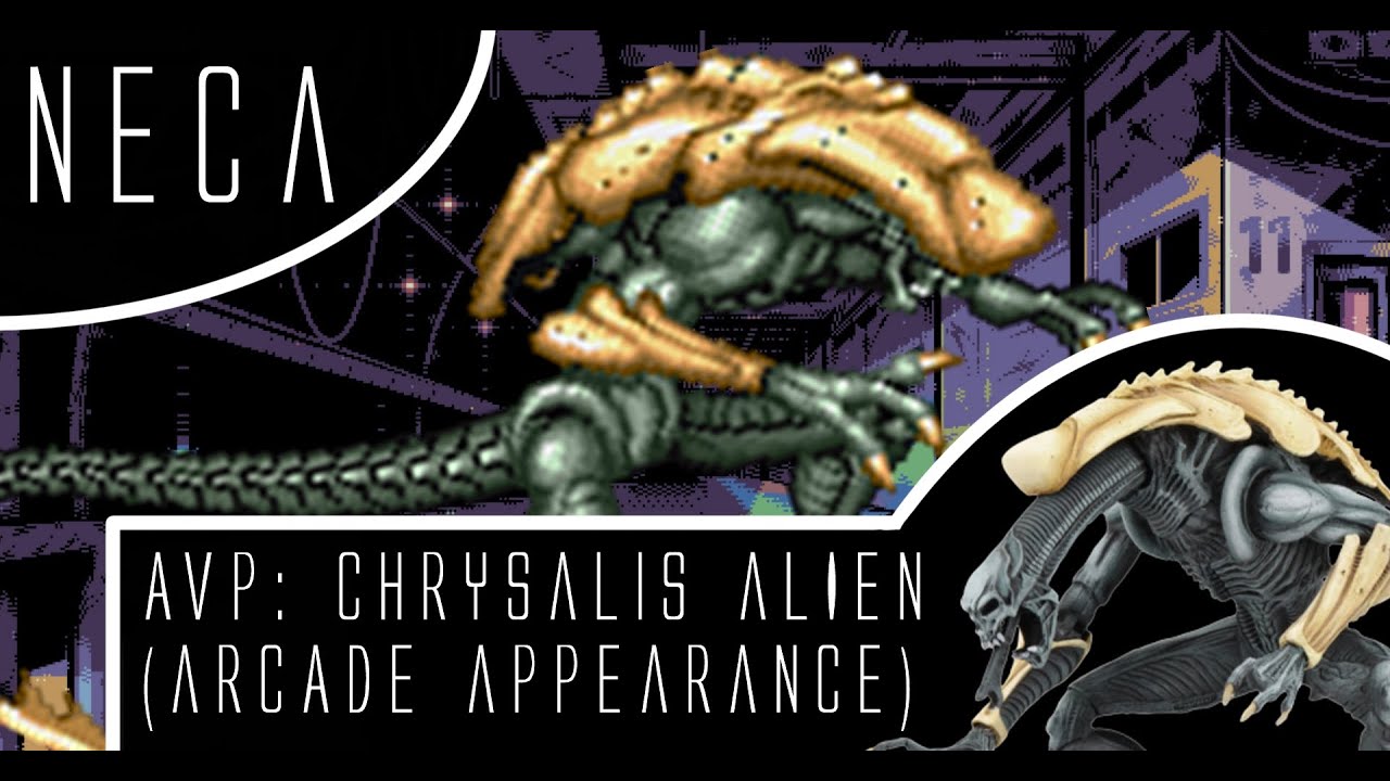 NECA - Alien vs Predator: Chrysalis Alien | (Arcade Appearance) - YouTube