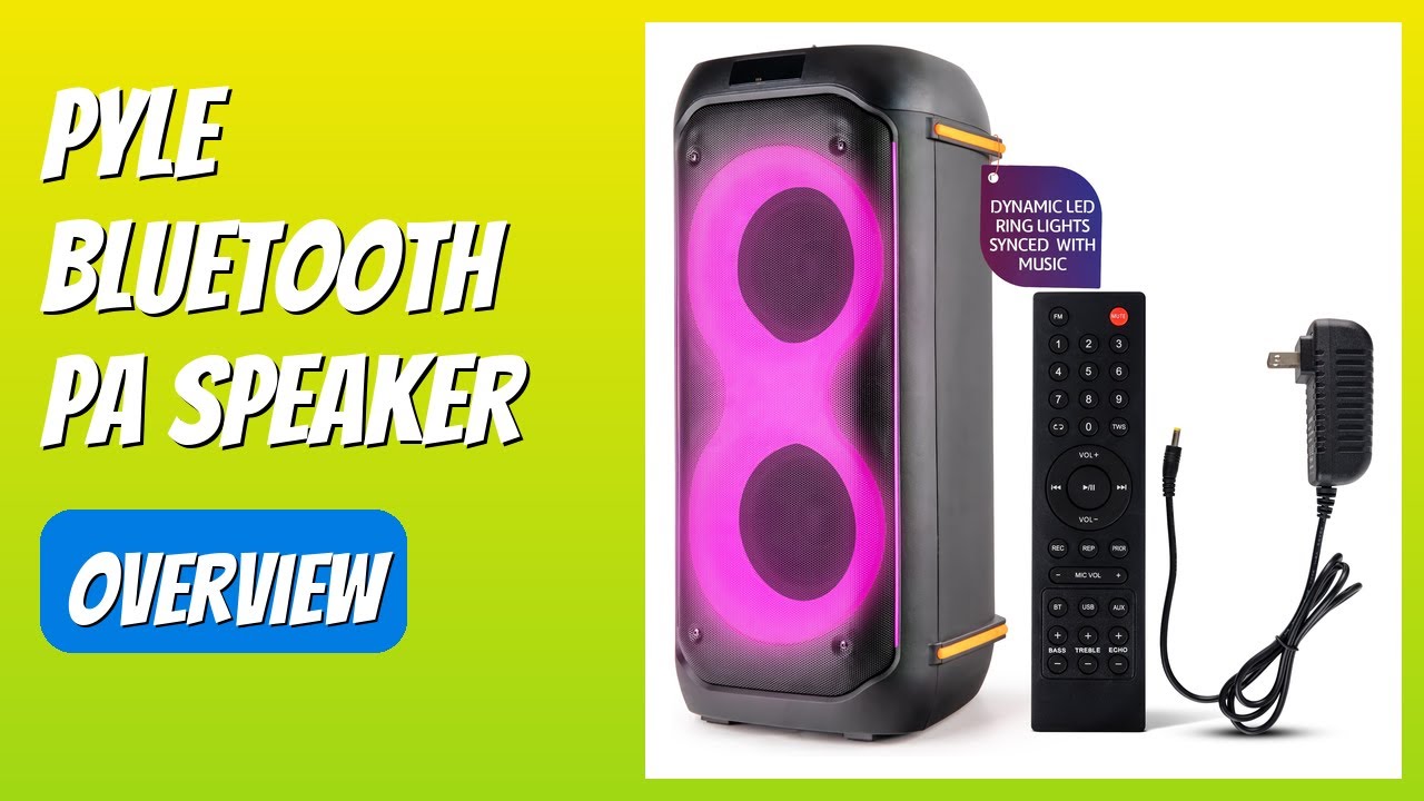 REVIEW (2026): Pyle Bluetooth PA Speaker. Features. - YouTube