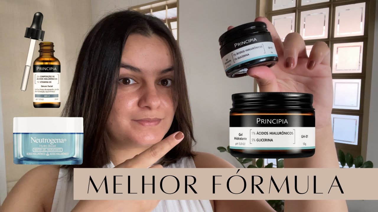 Gel Hidratante Principia - GH 01, com 1% de ácidos hialurônicos e 5% de glicerina - YouTube