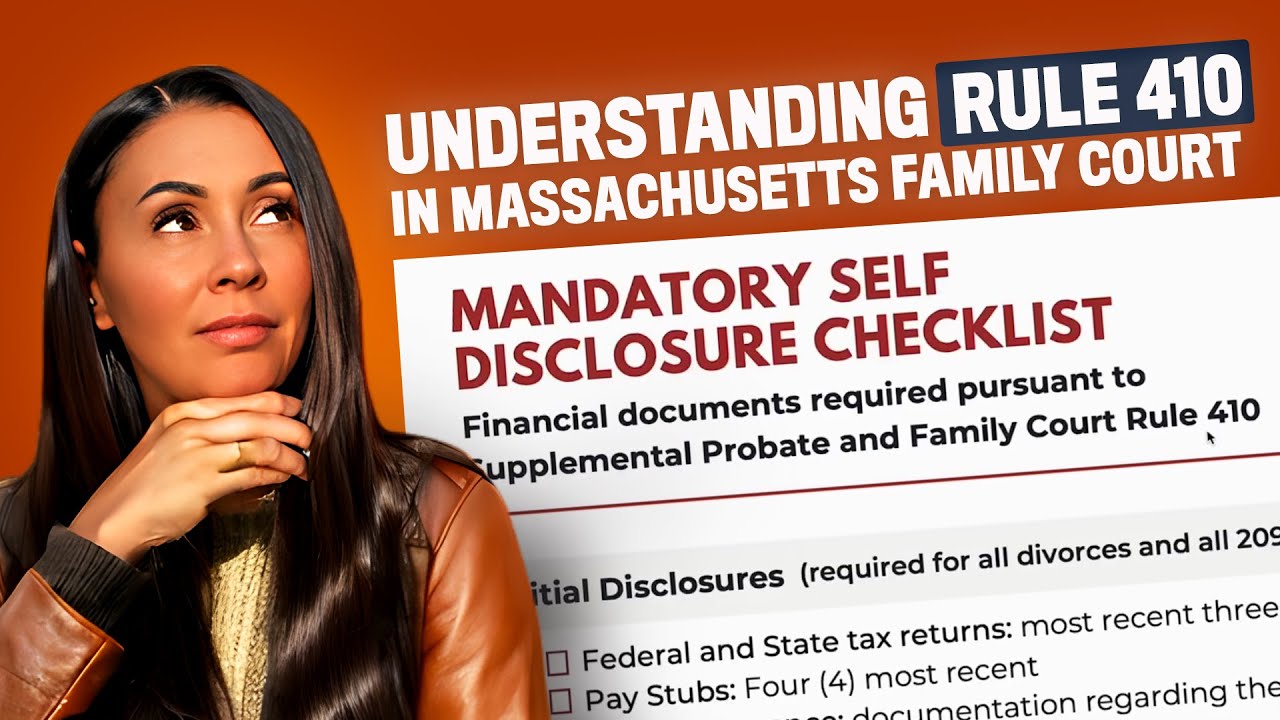 Massachusetts Family Court INSIDER Reveals Rule 410 Secrets - YouTube