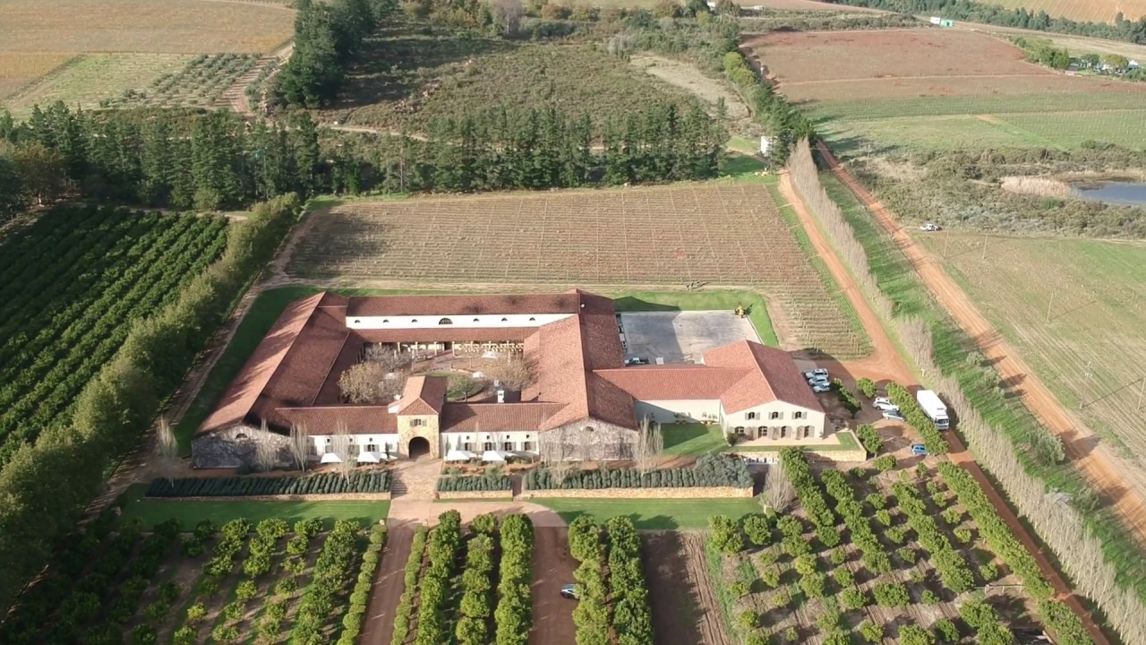 Waterford Wine Estate - Helderberg Rural, South Africa by Drone - YouTube