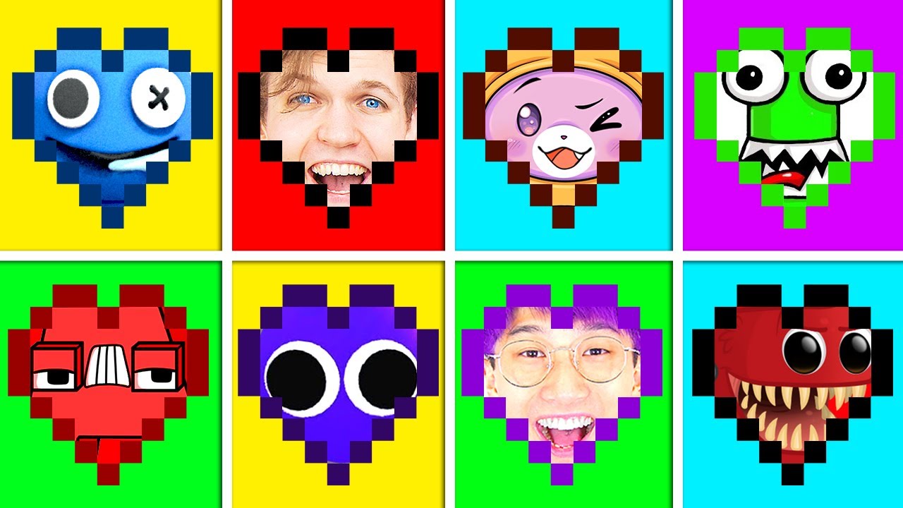 Minecraft... BUT With Custom GAME CHARACTER Hearts?! (BOXY BOO, SONIC ...
