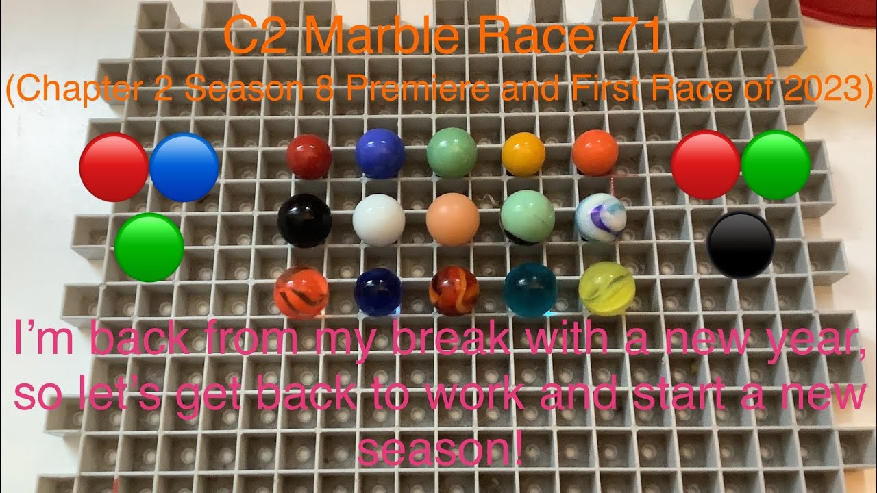 C2 Marble Race 71 (Chapter 2 Season 8 Premiere and First Race of 2023 ...