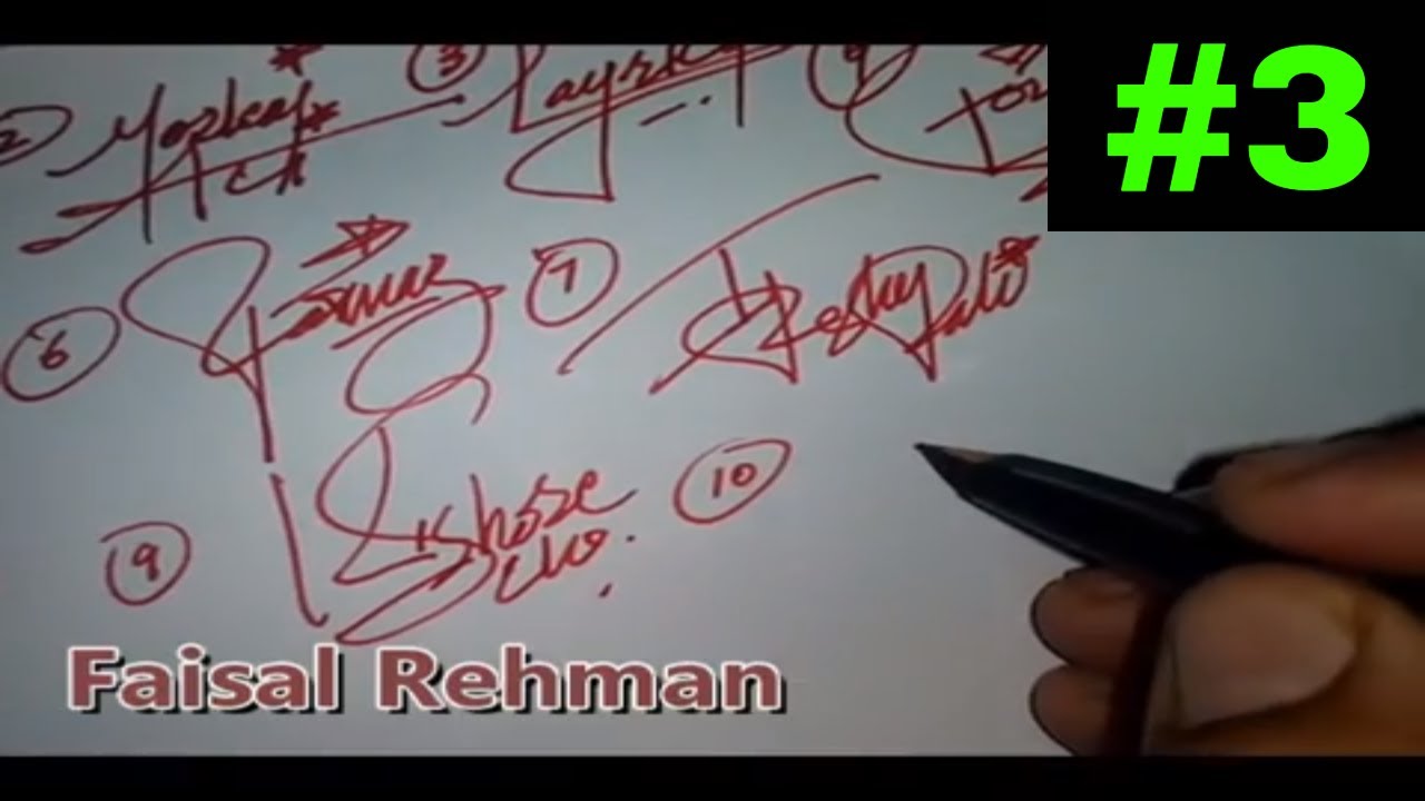 Powerful signatures making #3 - YouTube