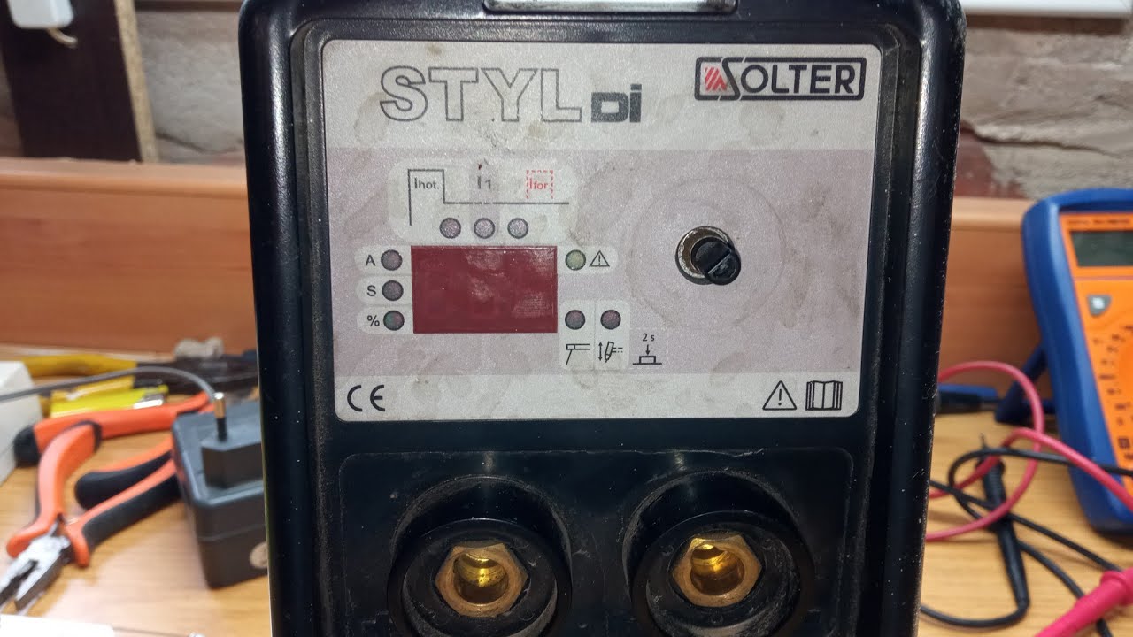 avería soldadora solter styl di - YouTube
