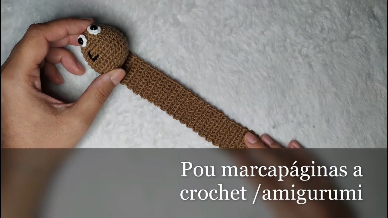 Pou marcapáginas a crochet / ganchillo - YouTube
