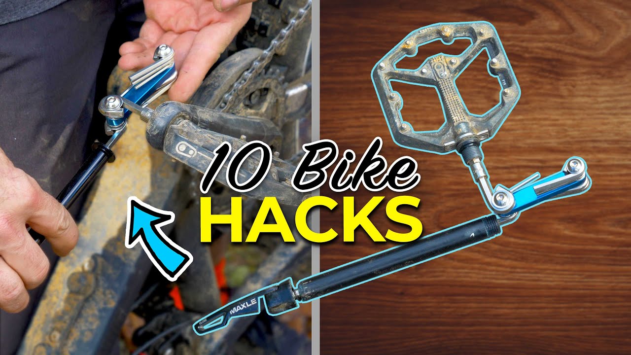 10 Hacks and tips for mountain bikers - YouTube